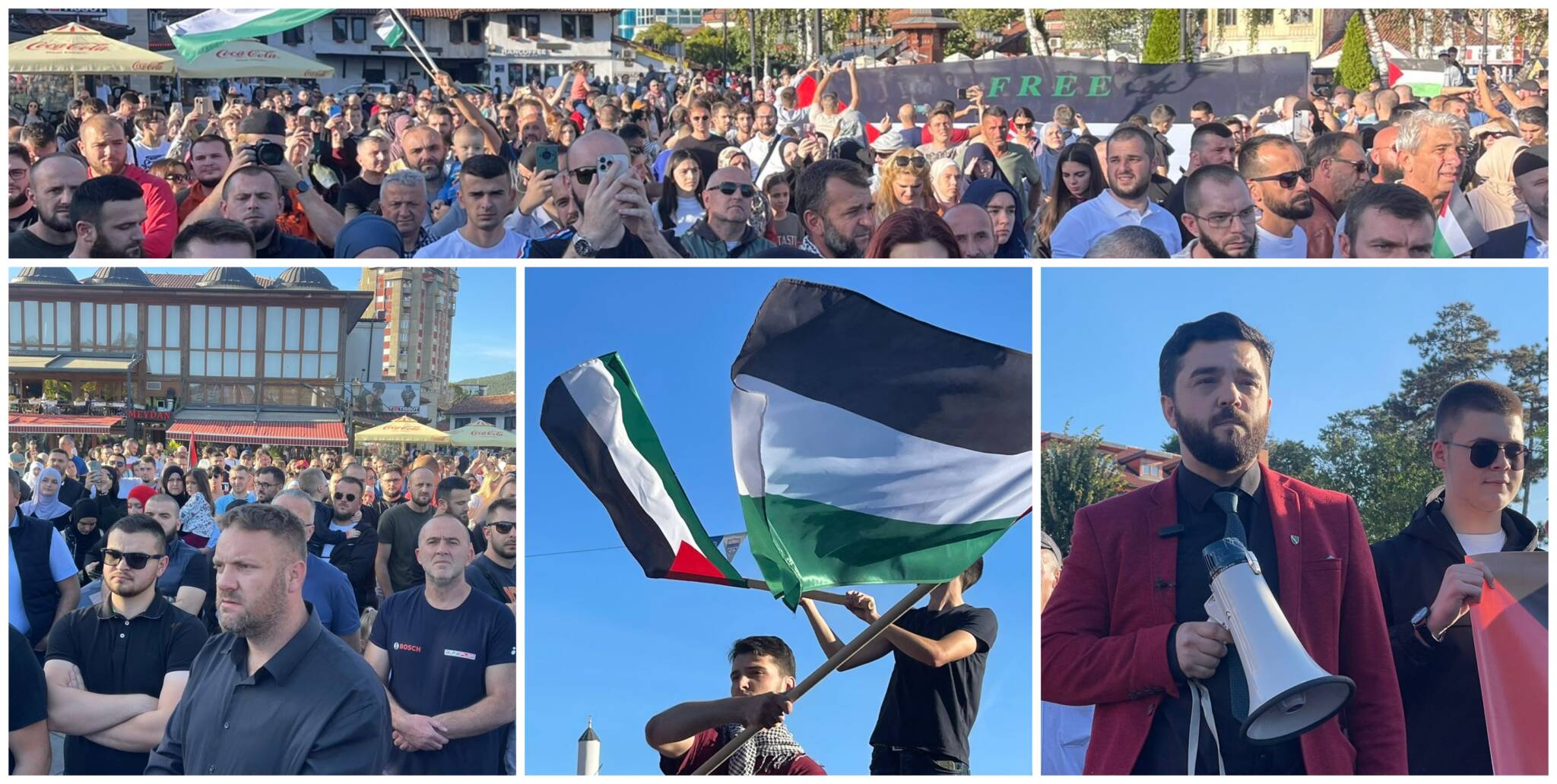 Protest u Novom Pazaru - STOP RATU U PALESTINI (VIDEO)